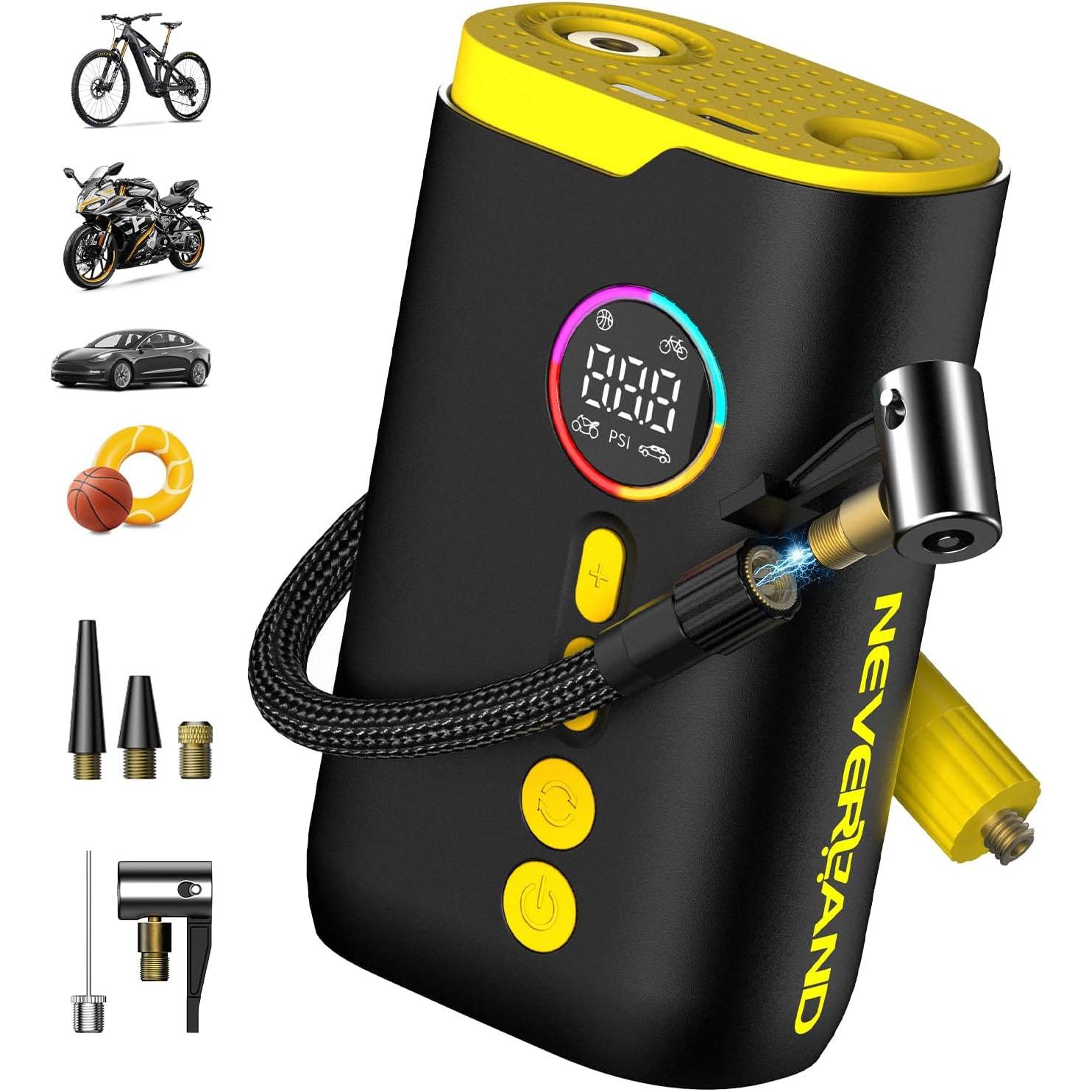 Neverland Tire Inflator Portable Air Compressor Deals