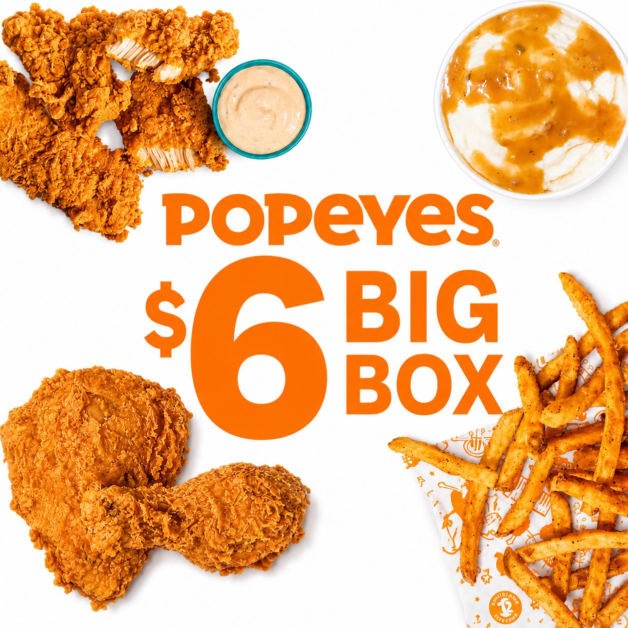 Popeyes Big Box Signature Chicken Deals