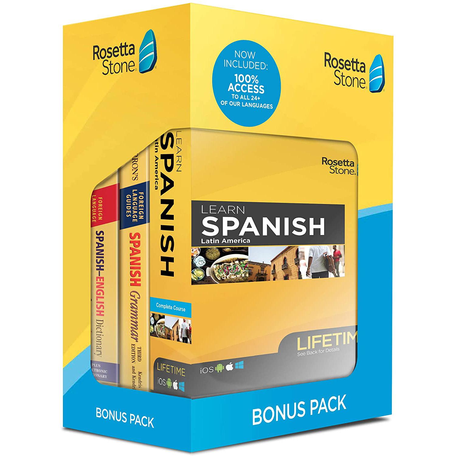 Rosetta Stone Learn Spanish Bonus Pack Deals Rosetta Stone Learn Spanish Bonus Pack Deals