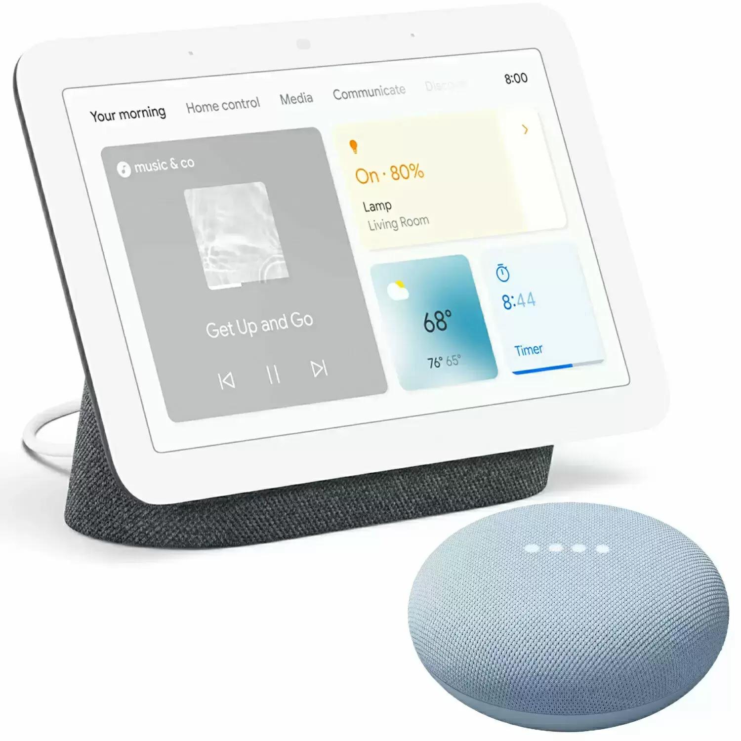 Google Nest Hub Smart Display with Nest Mini Deals Google Nest Hub Smart Display with Nest Mini Deals