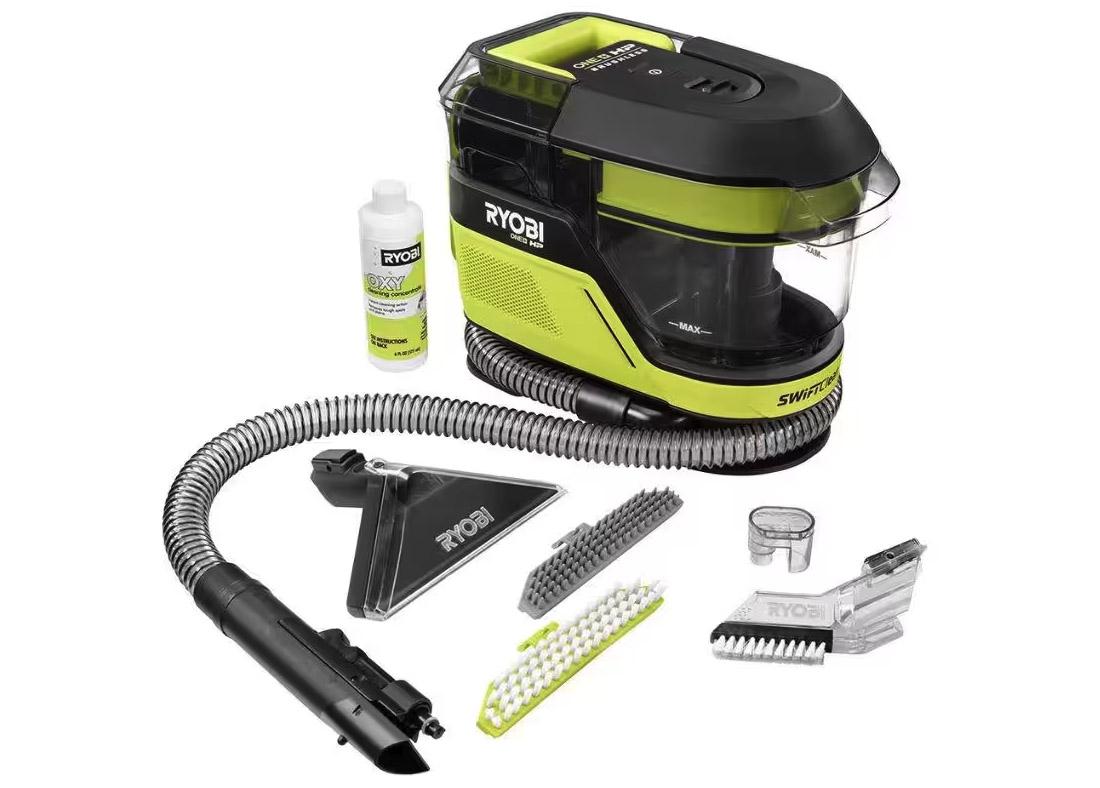 Ryobi One HP 18V Brushless Cordless SWIFTClean Mid-Size Spot Cleaner $124 Ryobi One HP 18V Brushless Cordless SWIFTClean Mid-Size Spot Cleaner $124